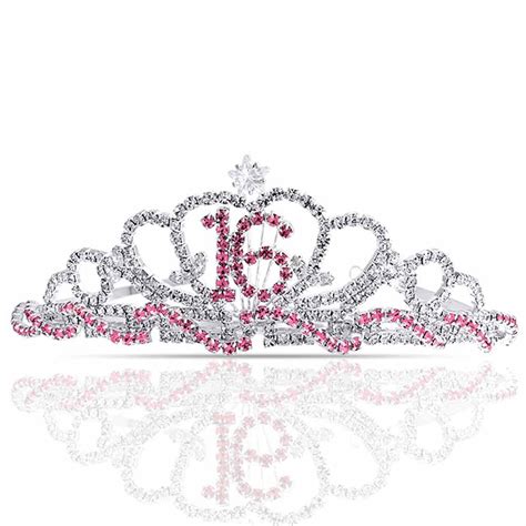 Pink Sweet 16 Tiaras