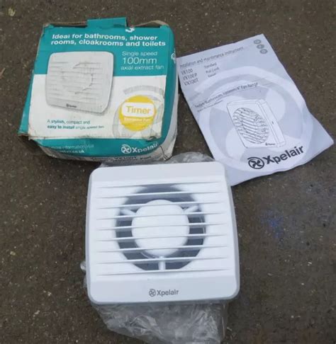Xpelair Vx100t Timer Extractor Fan Ventilation In Box New Old Stock £