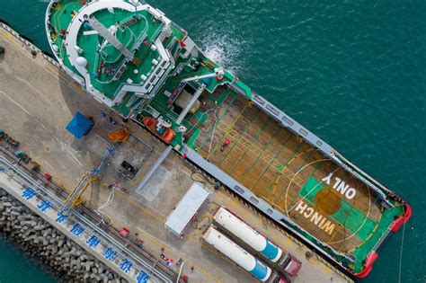国内首座沿海lng船舶加注站正式投运中国海洋外宣第一官网 海洋门户网站