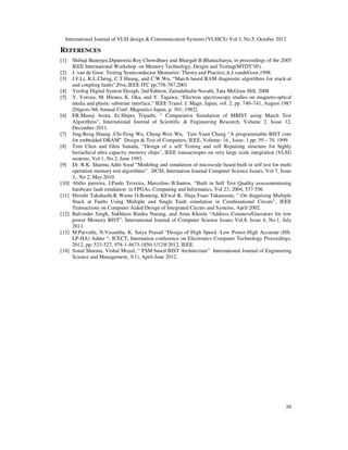MODIFIED MARCH C WITH CONCURRENCY IN TESTING FOR EMBEDDED MEMORY