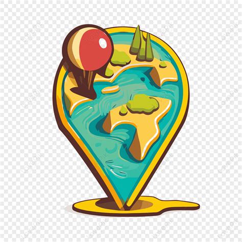 지도 핀 벡터만화클립 아트상표 Png 일러스트 무료 다운로드 Lovepik