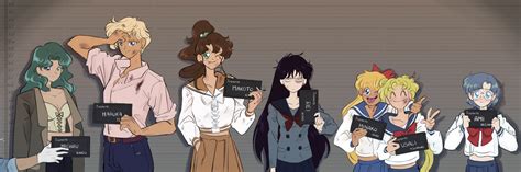 Tsukino Usagi Mizuno Ami Aino Minako Hino Rei Kino Makoto And 2