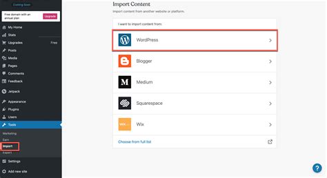 How To Use The Wordpress Export Tool