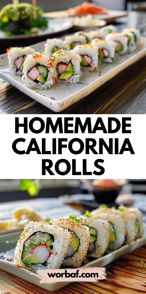 Irresistible Homemade California Rolls For Sushi Lovers Recipe In