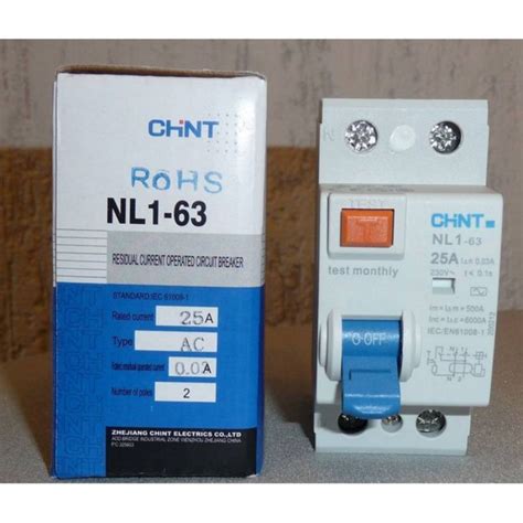 Jual Anti Kontak Elcb Chint 25amper Original Shopee Indonesia