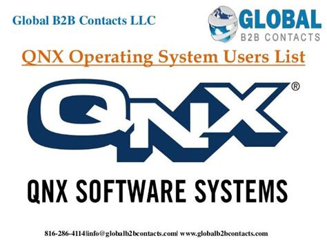Qnx Operating System Users List