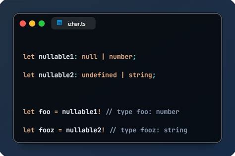 mohammed izhar on linkedin 🚀 mastering typescript tip the non null assertion operator …