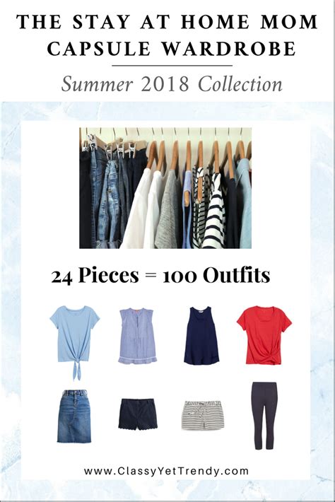 The Stay At Home Mom Capsule Wardrobe Summer 2018 Collection