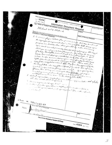 1982 Irs Form 4564 13 May 82 Irs Letter 24 June 82 Pdf