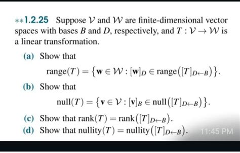 Solved Suppose V And W Are Finite Dimensional Chegg