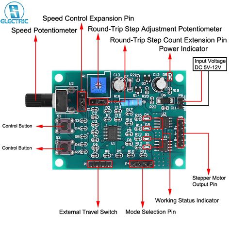 다기능 마이크로 스테핑 제어 보드 모터 드라이브 보드 Diy 감속 스테퍼 모터 Aliexpress