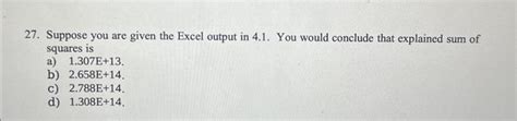 solved summary output anova figure 4 127 suppose you are