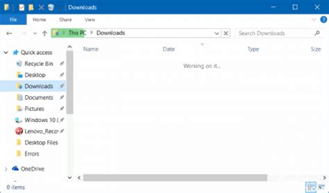 fix slow loading downloads folder in windows 10 windows bulletin