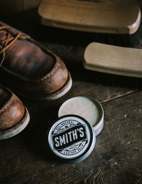 Химия кожевенная, бальзам Смита Smiths Leather balm для кожаных изделий ...