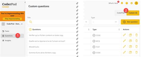 Customizing Questions Coderpad Screen Docs