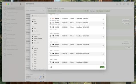Invoice Rex On Setapp Edit And Track Invoices