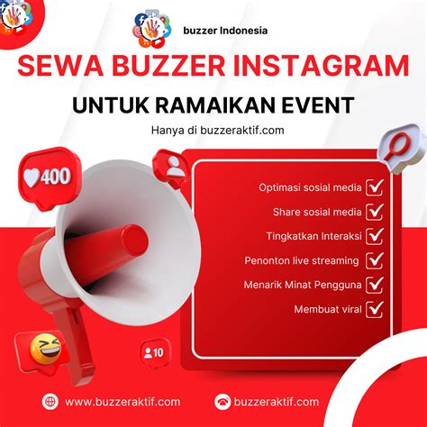 Sewa Buzzer Instagram Berkualitas Untuk Ramaikan Event