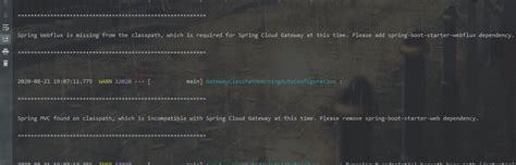Springcloud Gateway网关服务启动报错的解决java脚本之家