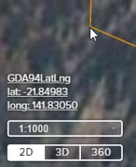 Coordinates GeoResGlobe