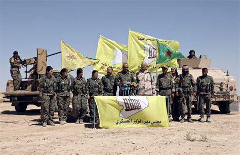 Us Backed Forces Announce Anti Isis Push In Syrias Oil Rich East