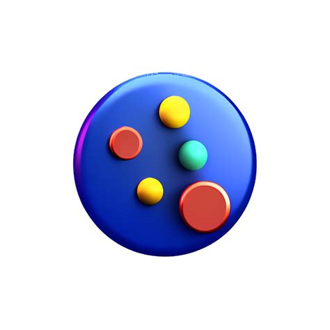 Bacteria D Rendering Icon Illustration PNG