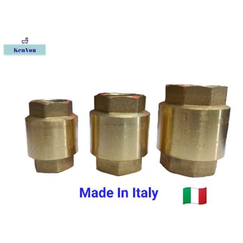 York Brass Spring Check Valve Made In Italy Shopee Malaysia