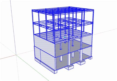 Sketchup 3d Structure In Skp Download Cad Free 601 07 Kb Bibliocad