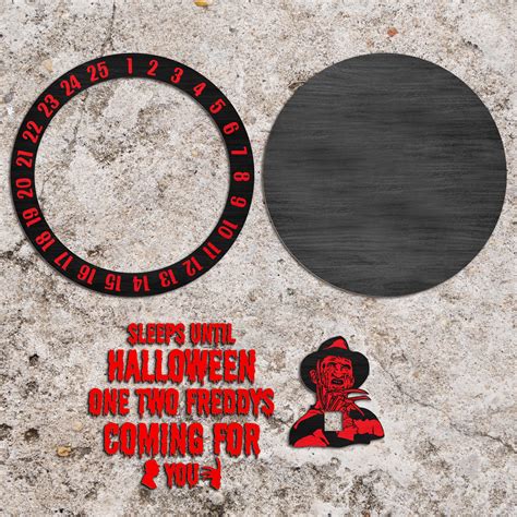 Horror Character Countdown Svg Halloween Countdown Svg Etsy