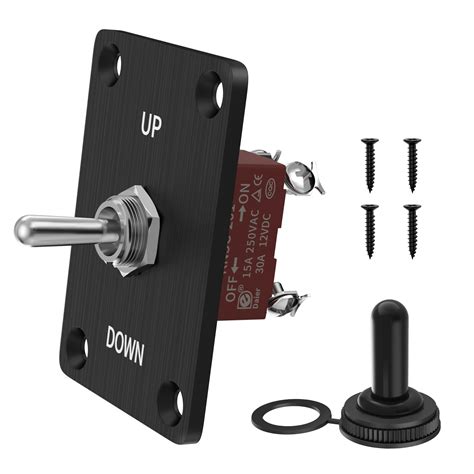 Rvmarinepat Toggle Switch Waterproof Onoff Dpst 4 Pin 30a 12v Dc 20a