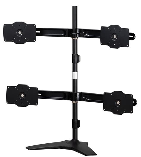 Buy Aavara Ts734 Quad Large Lcd 4 Monitor Desktop Stand 24 32 Inch Act