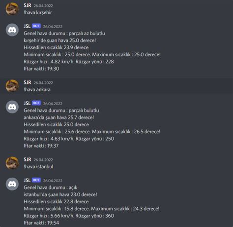 Github Sametjrdiscord Weather Bot