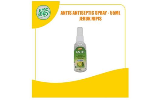 Jual ANTIS Hand Sanitizer Antiseptic SPRAY 55ml Jeruk Nipis Di Seller