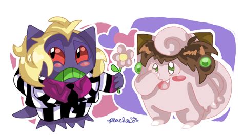 Gengar And Clefairy By Localpeaches On Deviantart
