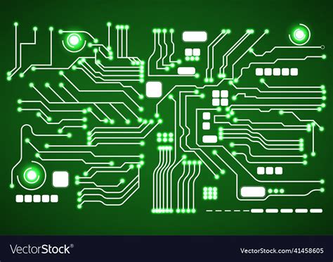 Graphics Design Digital Circuit Diagram Royalty Free Vector