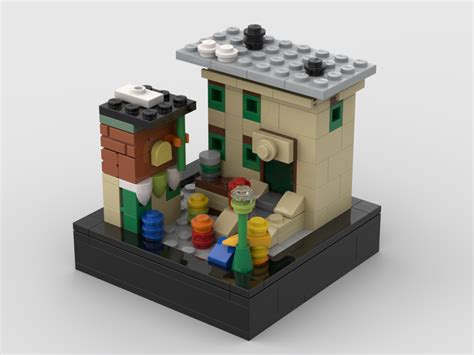 Lego Moc Mini Set 123 Sesame Street 21324 By Gabizon Rebrickable