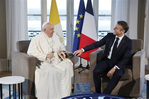 Papa Francisco Se Reúne Con Macron En Marsella La Tercera