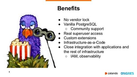 Postgres On Kubernetes Applied At Scale In Zalando PPT