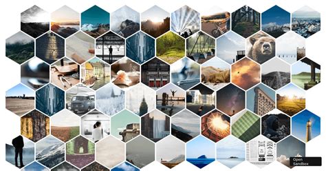 React Honeycomb Responsive Example Forked Codesandbox