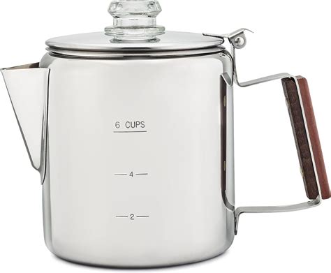 COLETTI Bozeman Coffee Percolator Camping Coffee Pot Percolator Coffee Pot For Campfire Or