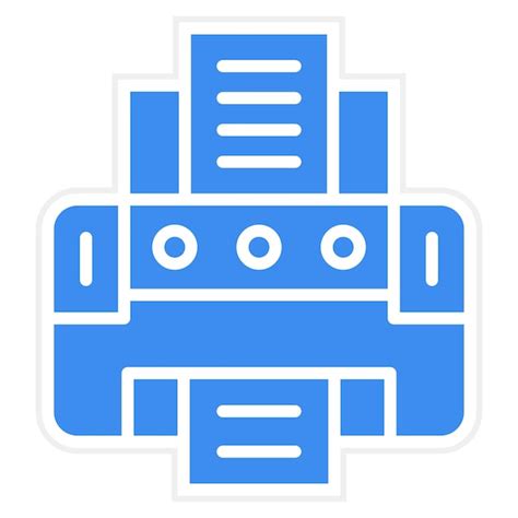 Premium Vector Engineering Printer Icon Style