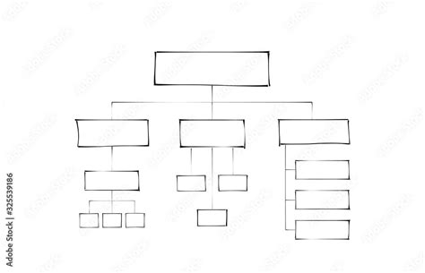 Business Infographic Flowchart Template With Text Boxes Stock Vector Adobe Stock