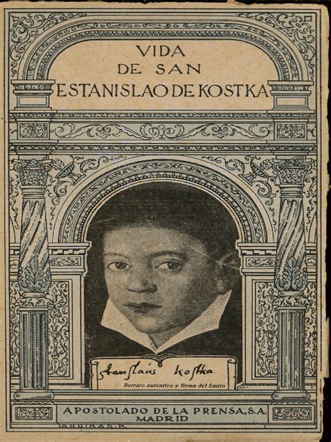 Vicente Agusti San Estanislao De Kostka Pdf Creencia Religiosa Y