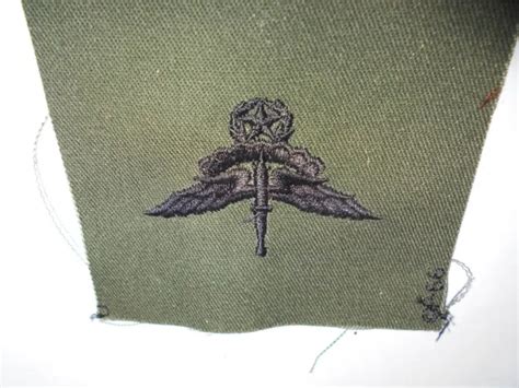 Us Army Special Forces Master Halo Jump Wings Parachute Para Airborne