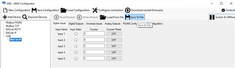 i o modules isma configurator copying device settings