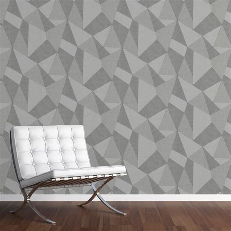 Grey Geometric Wallpaper