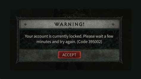 Fix Diablo 4 Your Account Is Currently Locked Error Code 395002