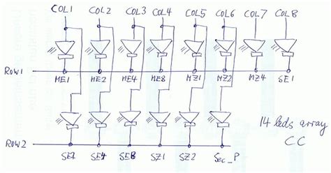 Glancy Flickering Leds Arduino And Max7219 And Cc Led Array Leds And Multiplexing Arduino Forum