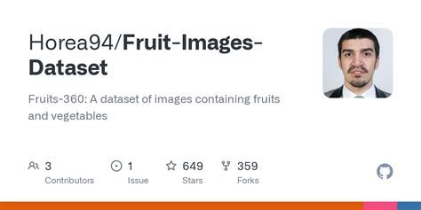 Issues · Horea94 Fruit Images Dataset · Github