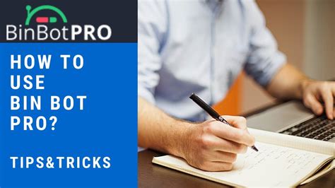 tips and tricks on how to use bin bot pro trading software live trading