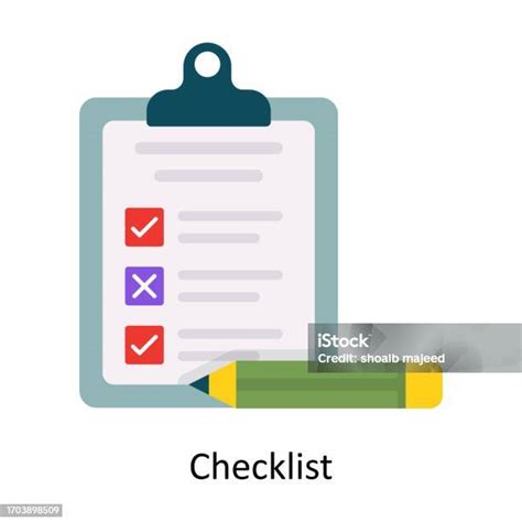 체크리스트 벡터 플랫 아이콘 디자인 그림입니다 흰색 배경에 기호 Eps 10 파일 0명에 대한 스톡 벡터 아트 및 기타 이미지